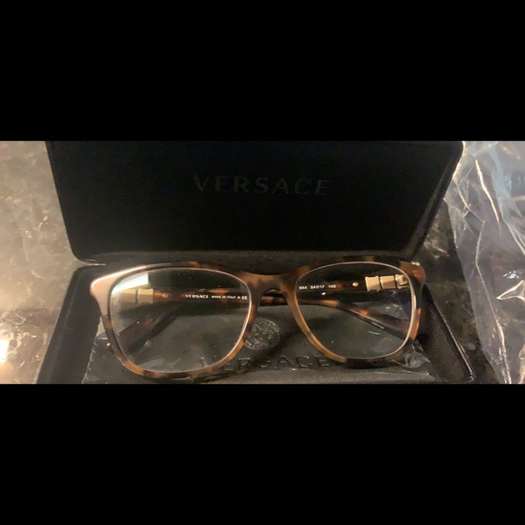 Versace | Accessories | Authentic Versace Tortoise Eye Glass Frames ...